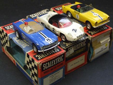 Three boxed Scalextric Race Tuned cars including C1 Alpine Renault,C84 ...