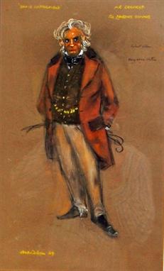 Anthony Mendelson (Brit. 1915-1996)-Theatrical costume design for Mr ...