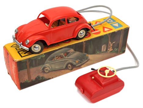 A rare early 1960’s German Mignon ‘Remote Control Toy-Car’ battery ...
