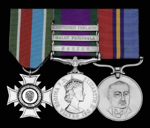 An extremely rare Silver Cross of Rhodesia group of three awarded to ...