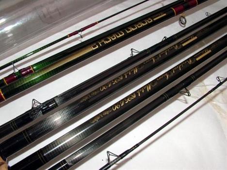 RODS (3): Three Classic Shakespeare match rods, a pair of President ...