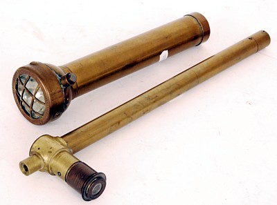 A WW1 brass trench periscope MK 1X 1918 serial no 16734 by R & J Beck ...