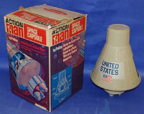 Palitoy Action Man Space Capsule. Very good with good original box.