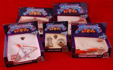 Bandai Terrahawks: Action Zeroid, Treehawk, Hawkwing, Terrahawk and ...