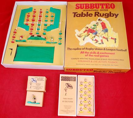 Subbuteo: International Edition Table Rugby; Table Rugby team The Wasps ...