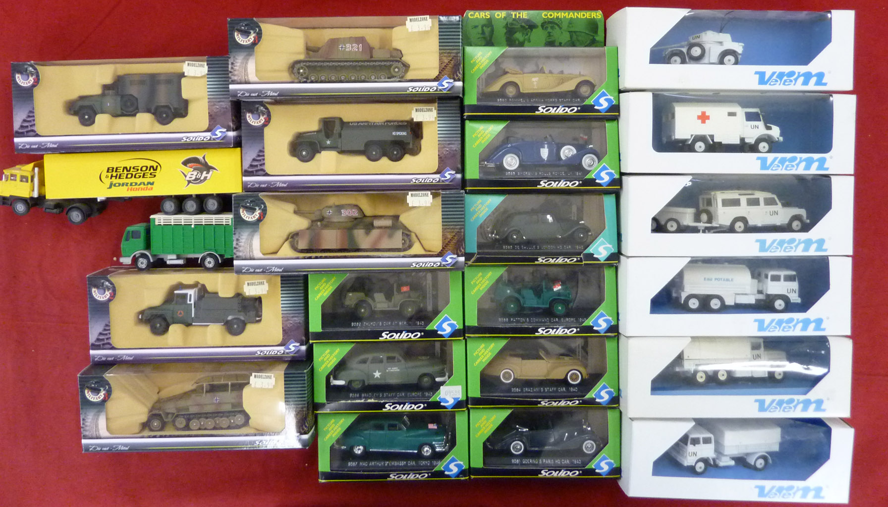 Quantity of assorted die-cast models: six boxed Verem model vehicles ...